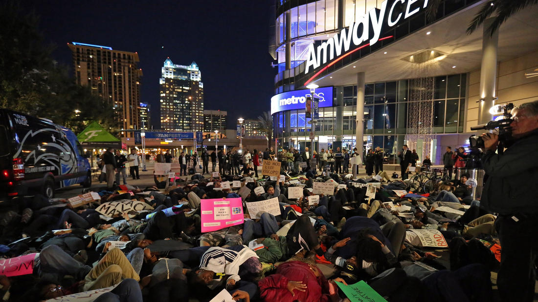 International Association of Venue Managers Orlando protest