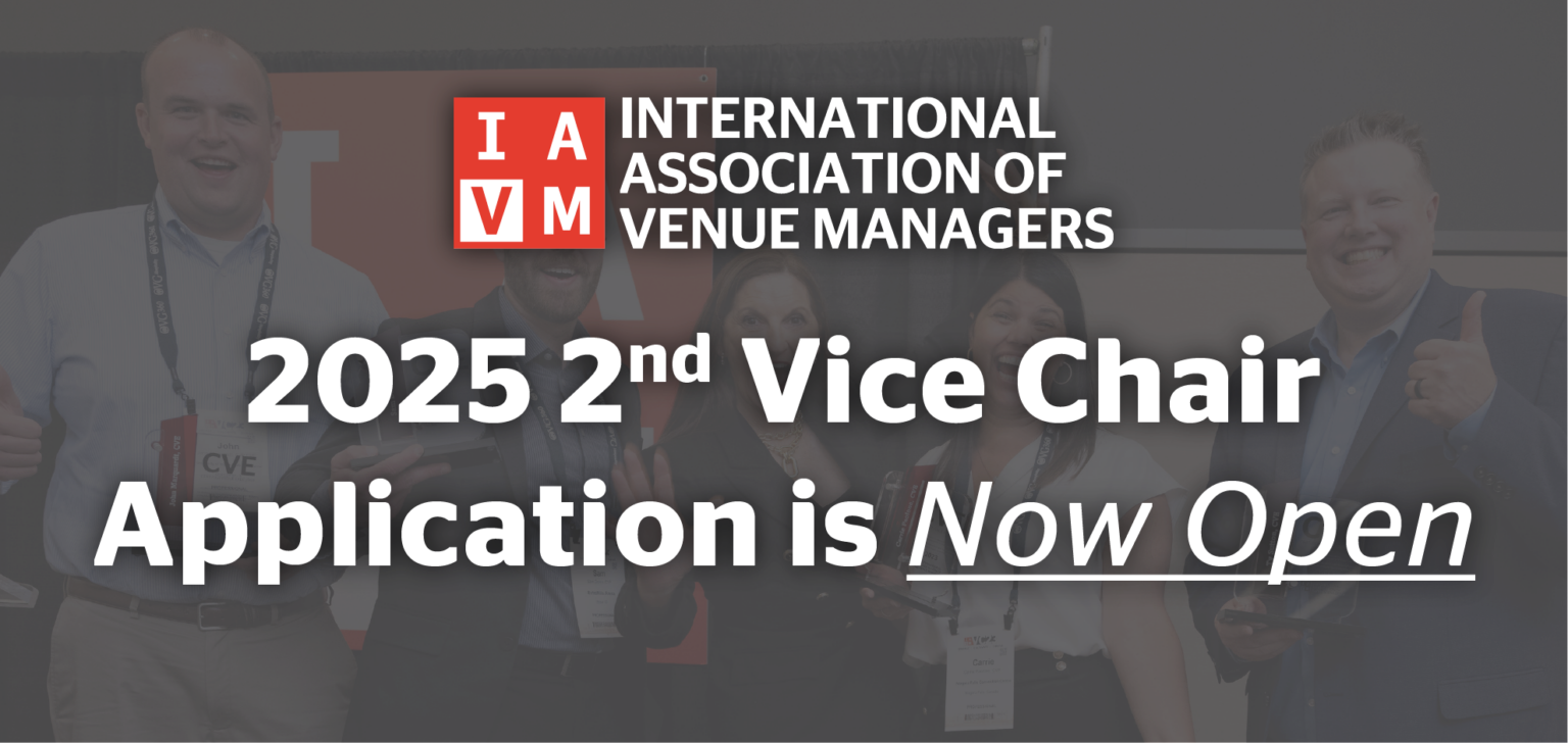 International Association of Venue Managers 2025 2nd Vice Chair ...