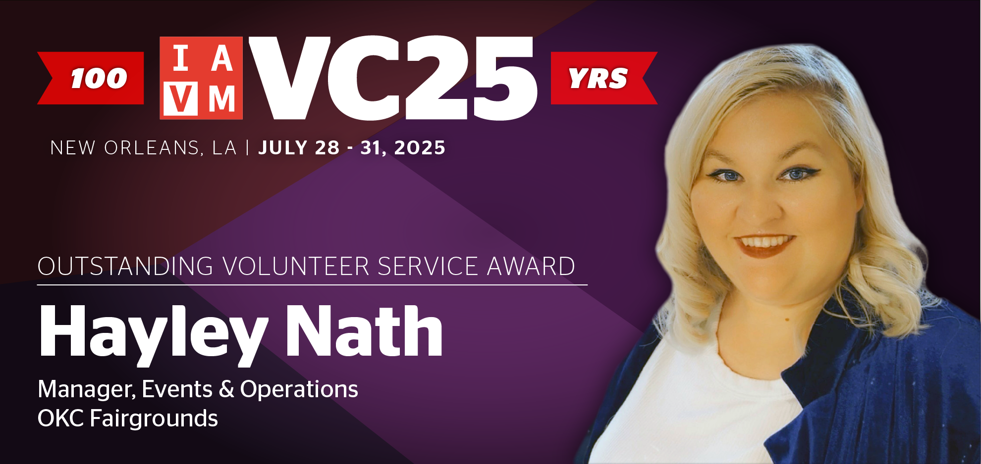 International Association of Venue Managers Hayley Nath Named IAVM's ...